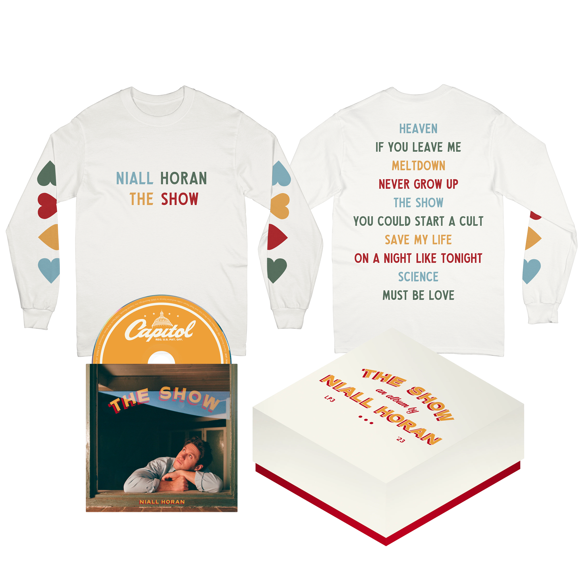 The Show - Tracklist Long Sleeve + CD Box Set - uMusic Shop Canada